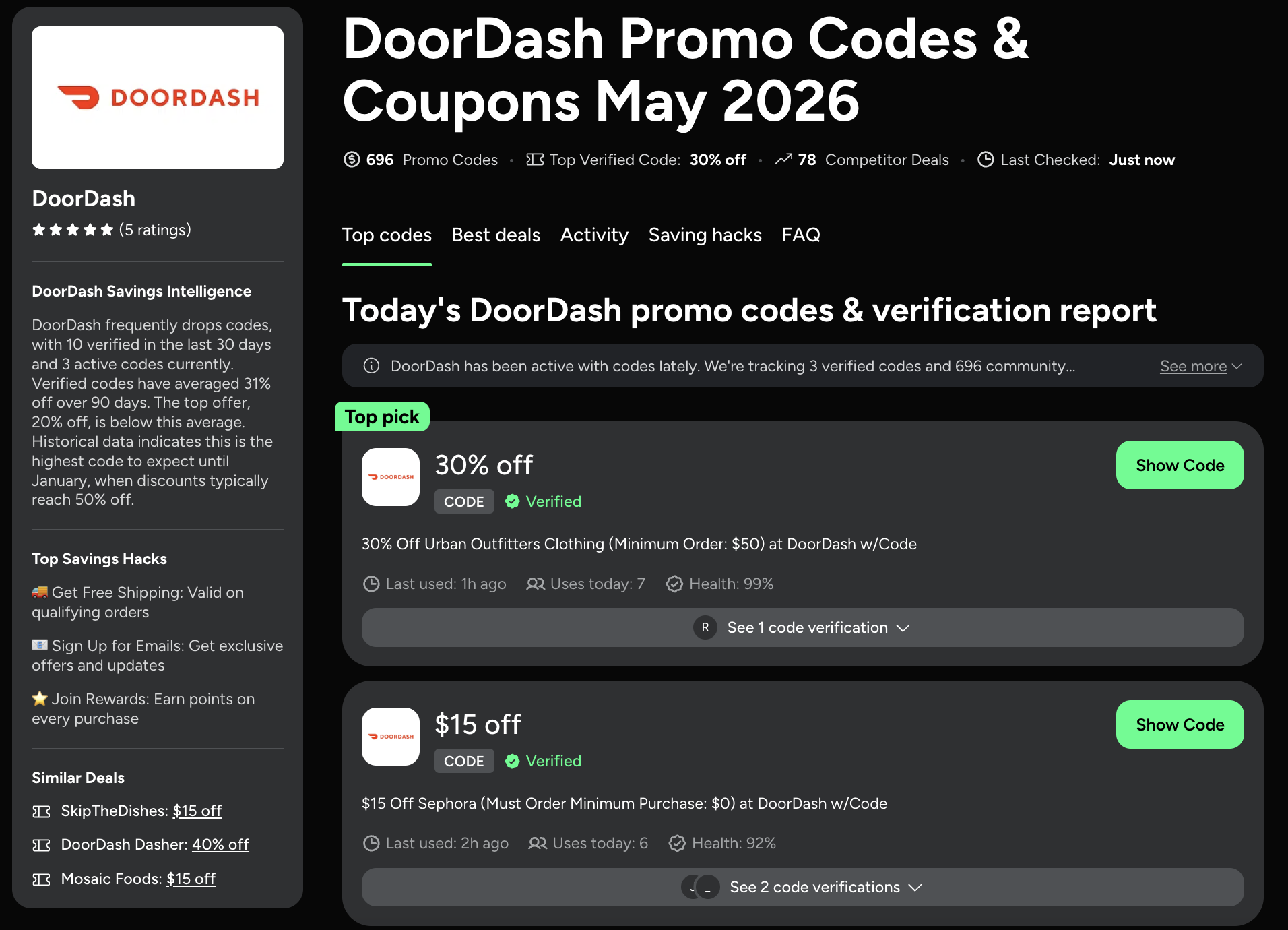 How to Get DoorDash Promo Codes for New and Existing Users